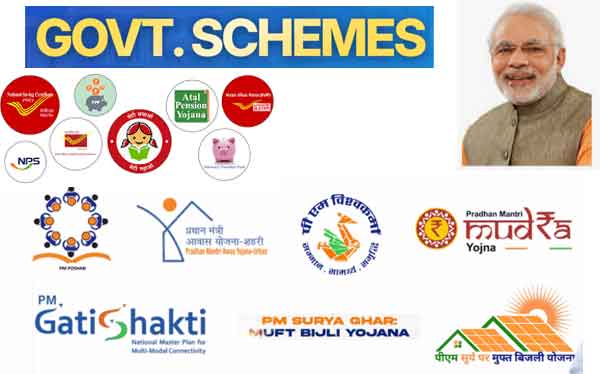 List of Important Government Schemes